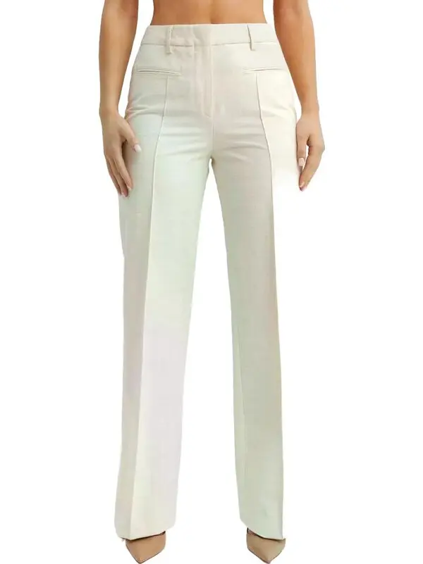 FAY Front-seam Trousers - Neutrals