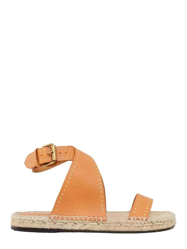 Isabel Marant Ilya Leather Espadrilles - Brown