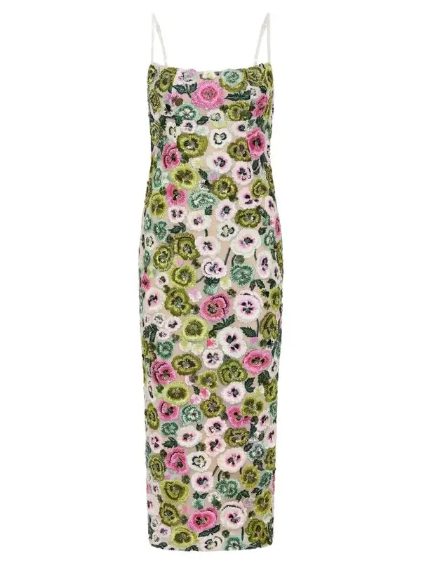 Rachel Gilbert Camden Midi Dress - Green