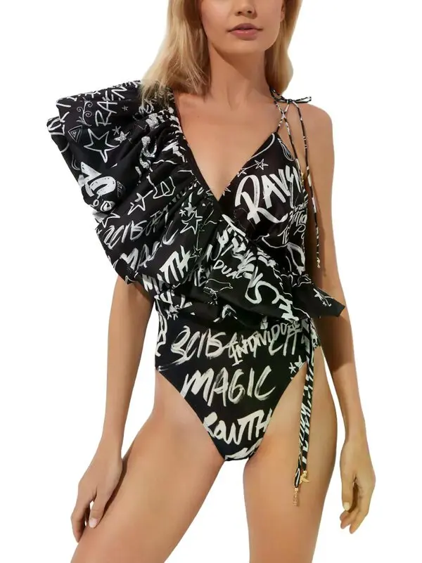 Camilla Printed Body - Black