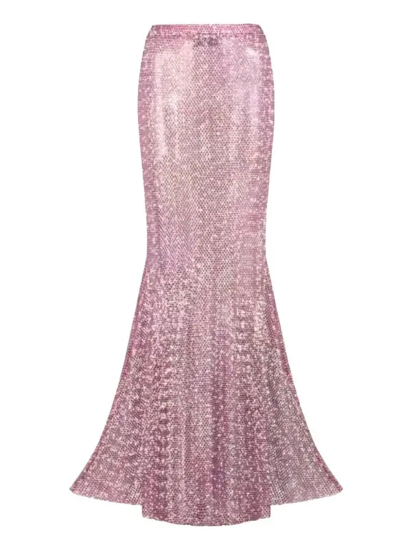 SANTA BRANDS Rhinestone-embellished Maxi Skirt - Pink