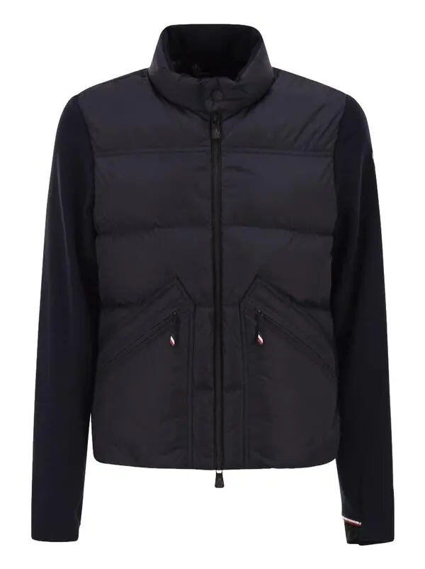 Moncler Padded Zip-up Cardigan - Blue