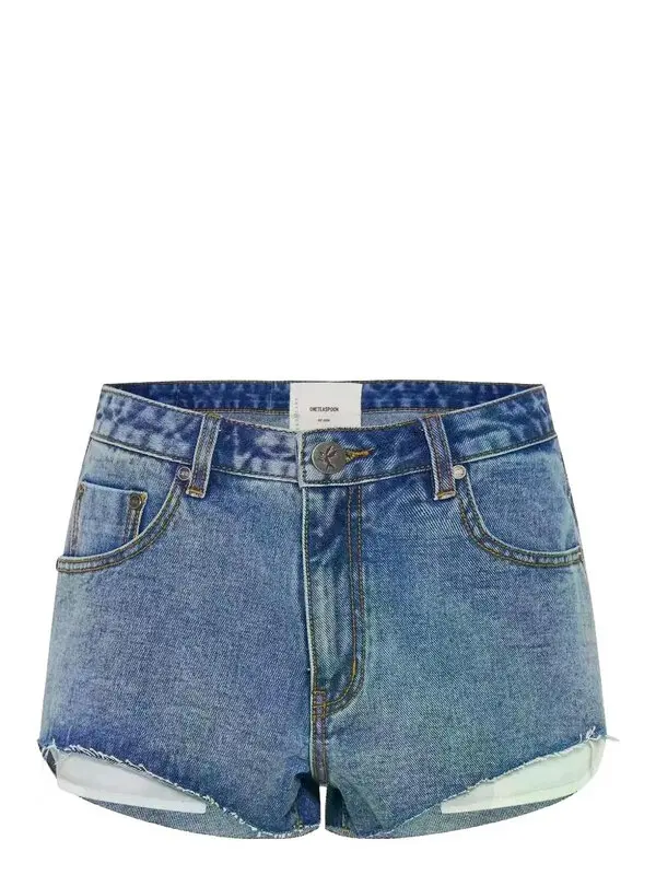 ONETEASPOON Outlaws Denim Shorts - Blue