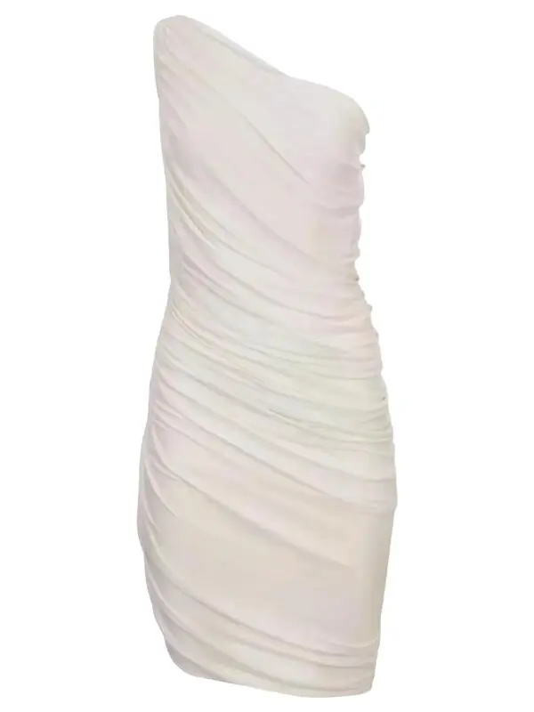 Norma Kamali Diana One-shoulder Mini Dress - White