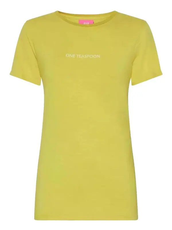 ONETEASPOON Logo T-shirt - Yellow