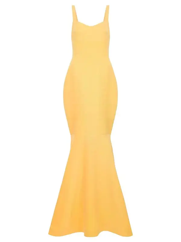 Rachel Gilbert Belina Gown - Yellow