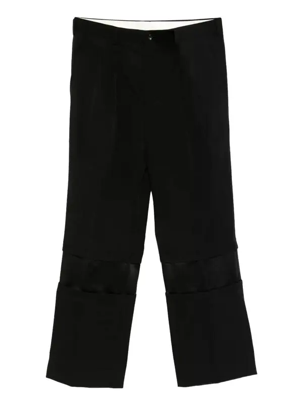 Comme Des Garçons Wool Trousers - Black