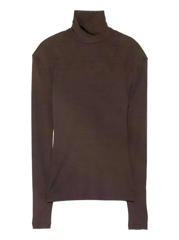 Nanushka Turtleneck Top - Brown