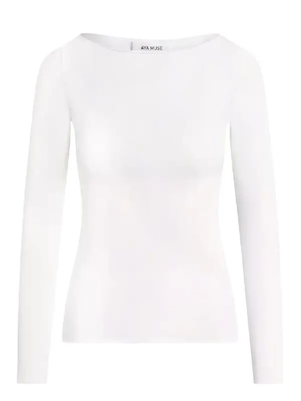 AYA MUSE Long-sleeve Top - White