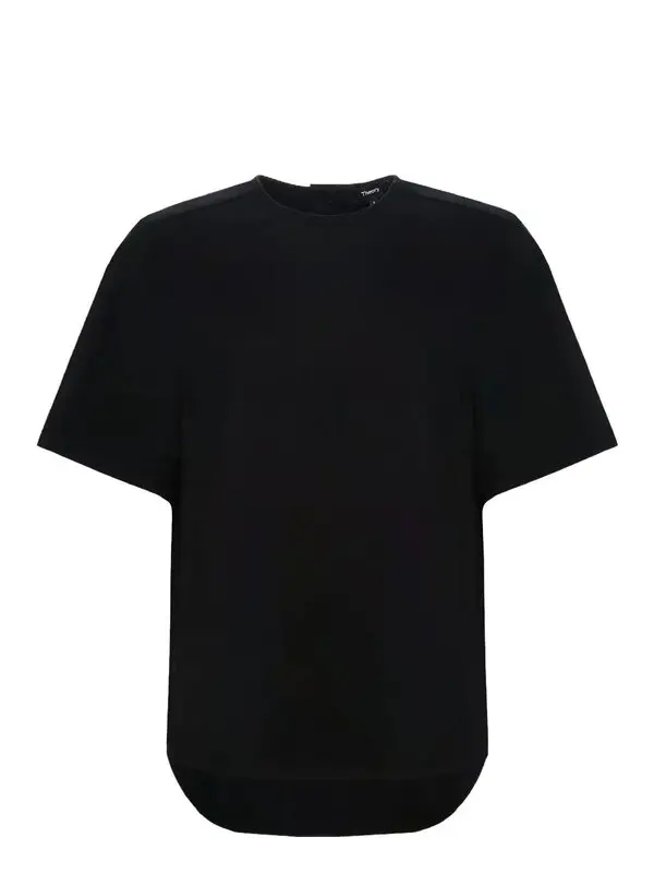 Theory Crew-neck Short-sleeve T-shirt - Black