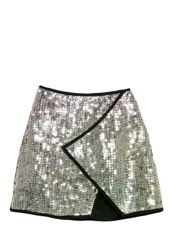 MITILIANE COUTURE Sequin-embellished Skirt - Silver