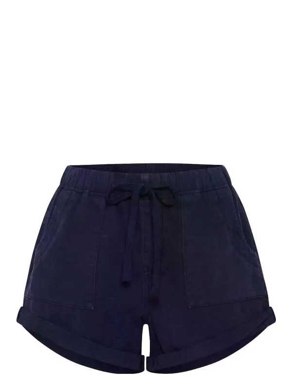 ONETEASPOON Bandit Drawstring Cuffed Shorts - Blue