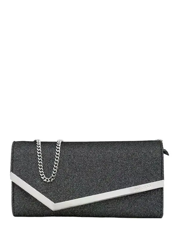 JIMMY CHOO Emmie Clutch - Black