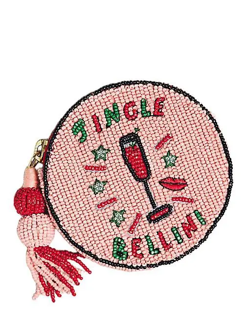 NEPHTHYS ILLUSTRATED Beaded Round Coin Purse - Jingle Bellini