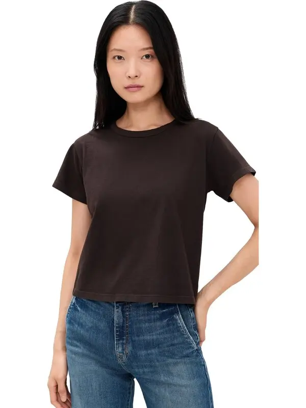 LESET The Margo Tee - Chocolate