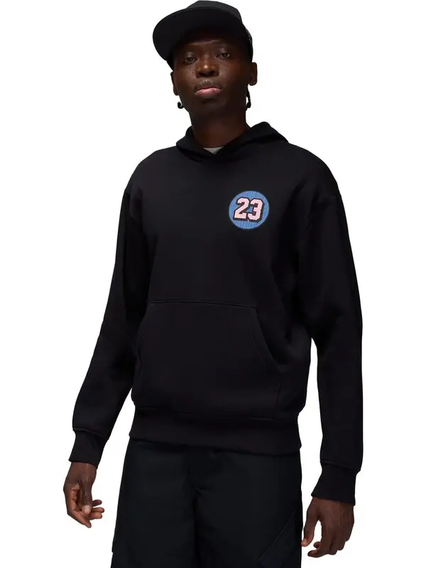 JORDAN Aj5 Fleece Pullover Hoodie - Black