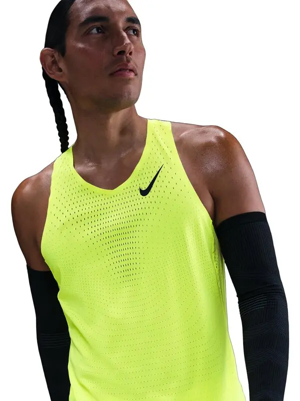 Nike Aeroswift Dri-fit Adv Running Singlet - Yellow