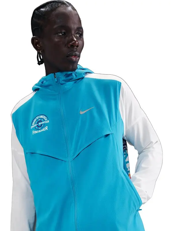Nike Impossibly Light Hooded Running Jacket - Blue