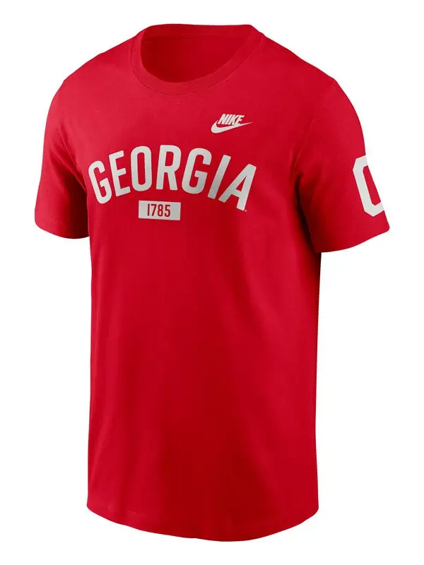 Nike Georgia Legacy Arch 2-hit College T-shirt - Red