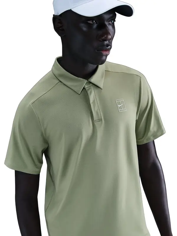 Nike Court Advantage Dri-fit Tennis Polo - Green