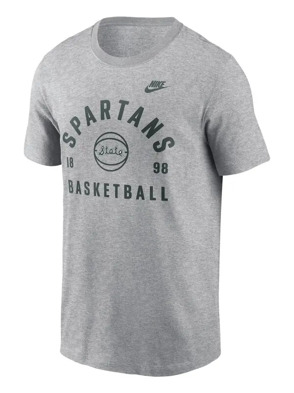 Nike Michigan State Legacy Basketball Arch College T-shirt - Grey
