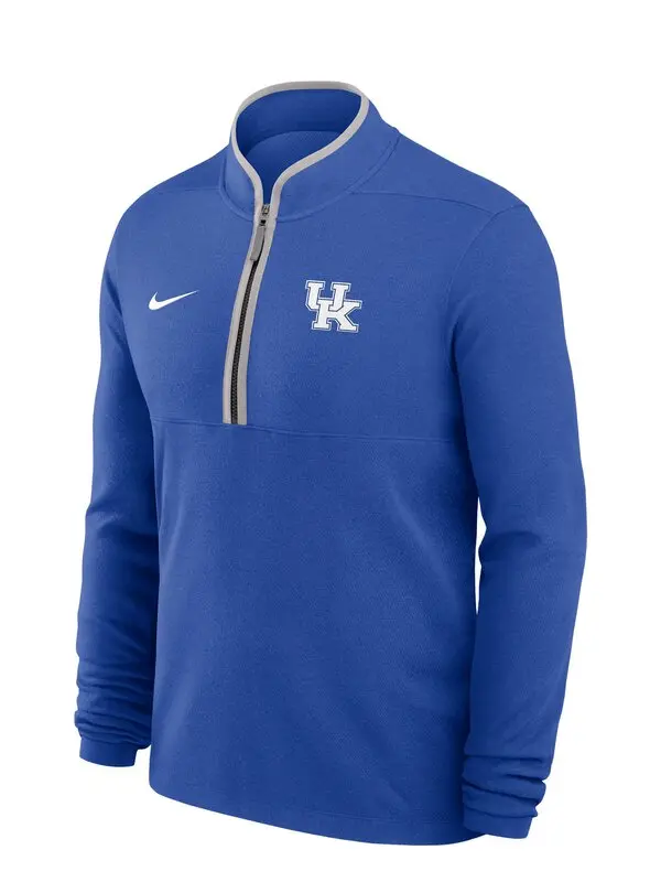Nike Kentucky Victory Dri-fit College Half-zip Long-sleeve Top - Blue