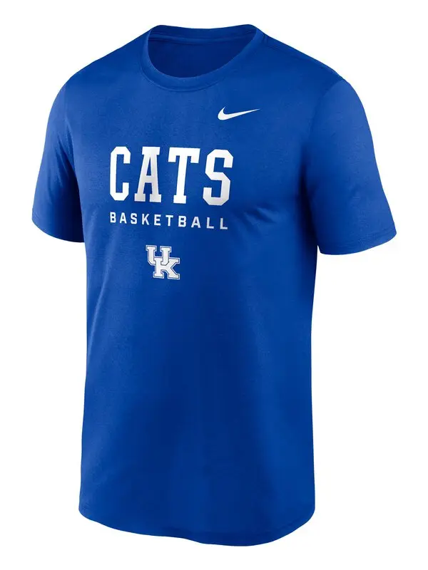 Nike Kentucky Courtside Basketball Legend Dri-fit College T-shirt - Blue
