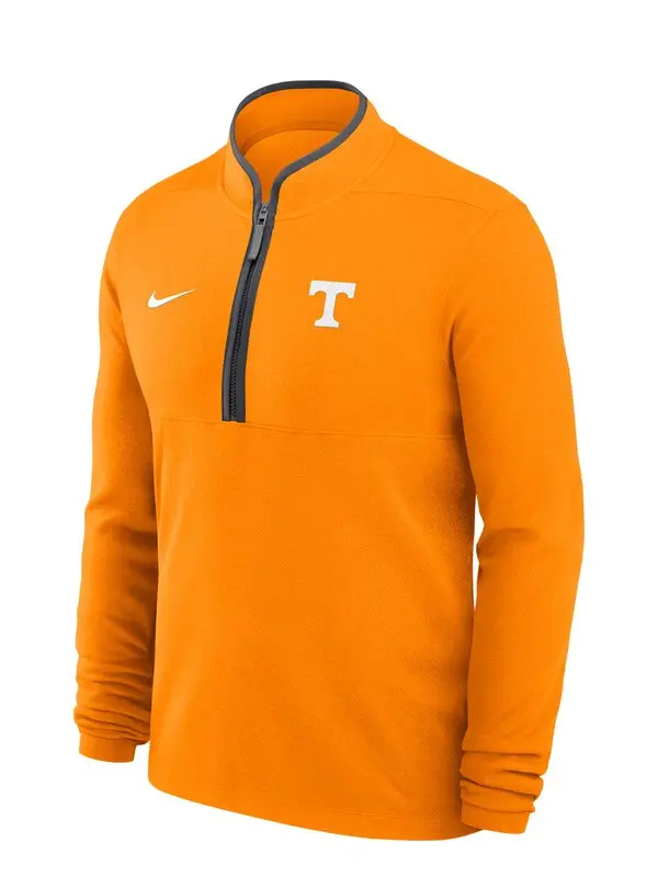 Nike Tennessee Victory Dri-fit College 1/2-zip Long-sleeve Top - Orange