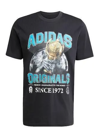 Adidas Trefoil Series Regular Tee Shirt - Black