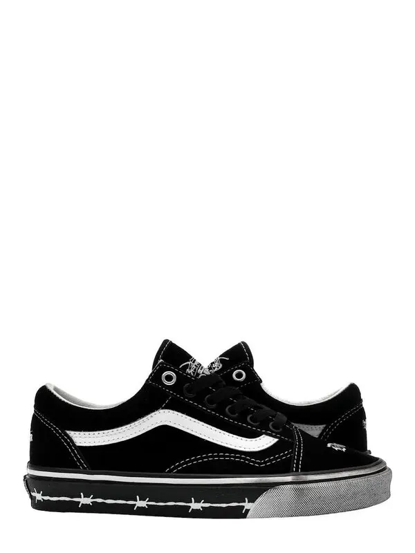 VANS Old Skool Travis Barker Dues Paidin Sneakers - Black/white