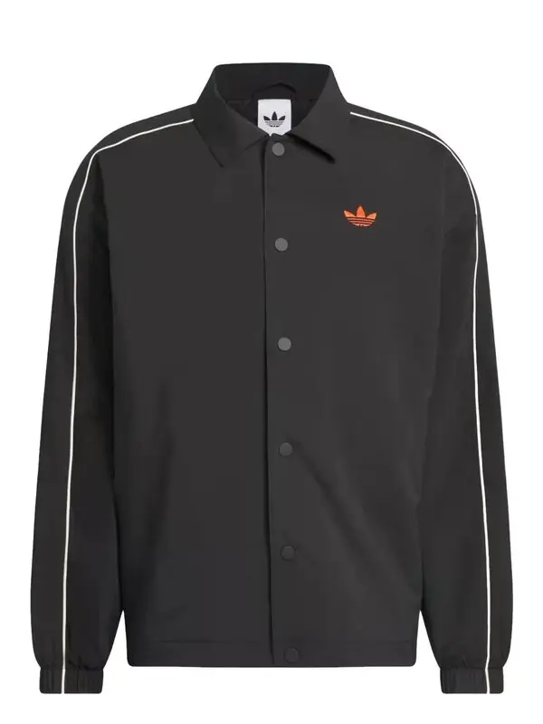 Adidas Embroidered-logo Jacket - Black