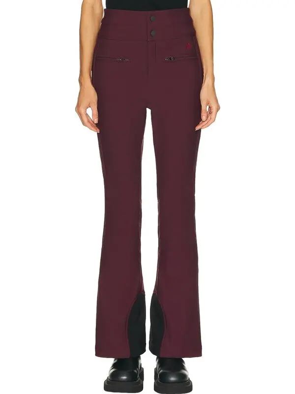 Perfect Moment Aurora High-waist Flare Ski Pant - Burgundy