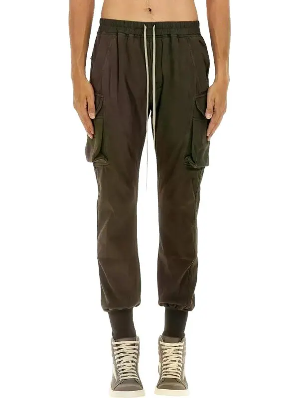 Rick Owens Drawstring Cargo Pants - Brown