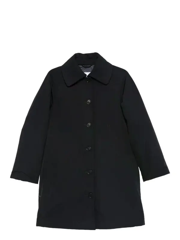 Aspesi Buttoned Cotton-blend Coat - Blue