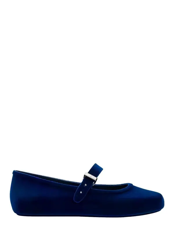 Melissa Velvet Ballerinas - Blue