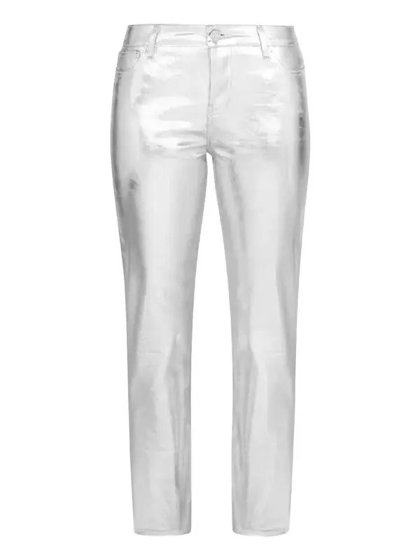 Alexandre Vauthier Metallic Jeans - Silver
