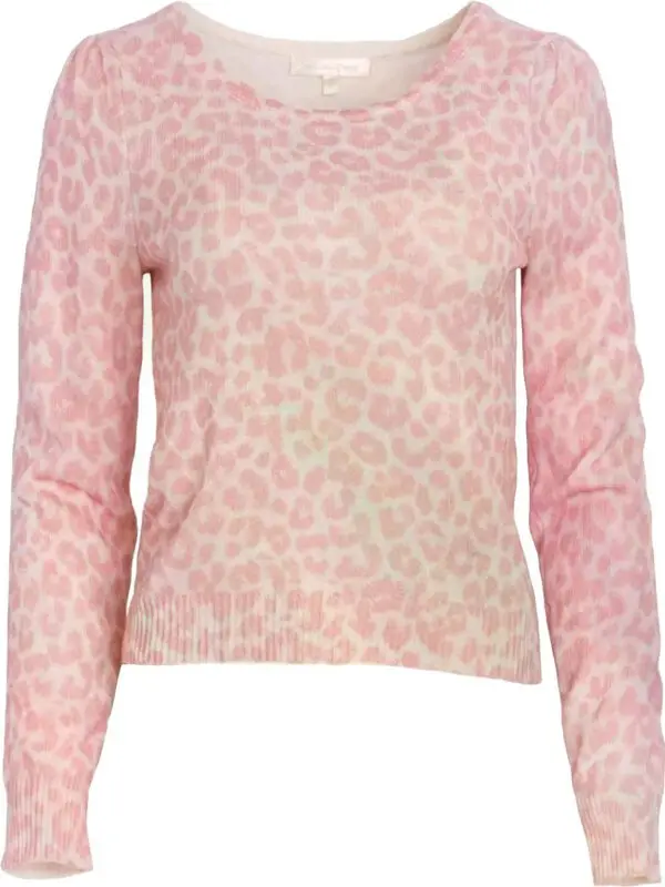 LoveShackFancy Animal-patterned Sweater - Pink