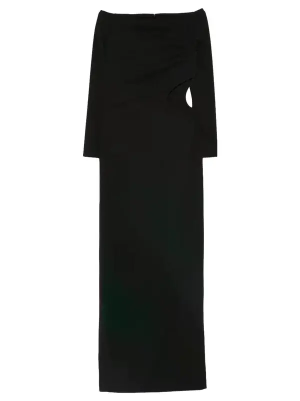 Solace London Mircea Off-shoulder Maxi Dress - Black