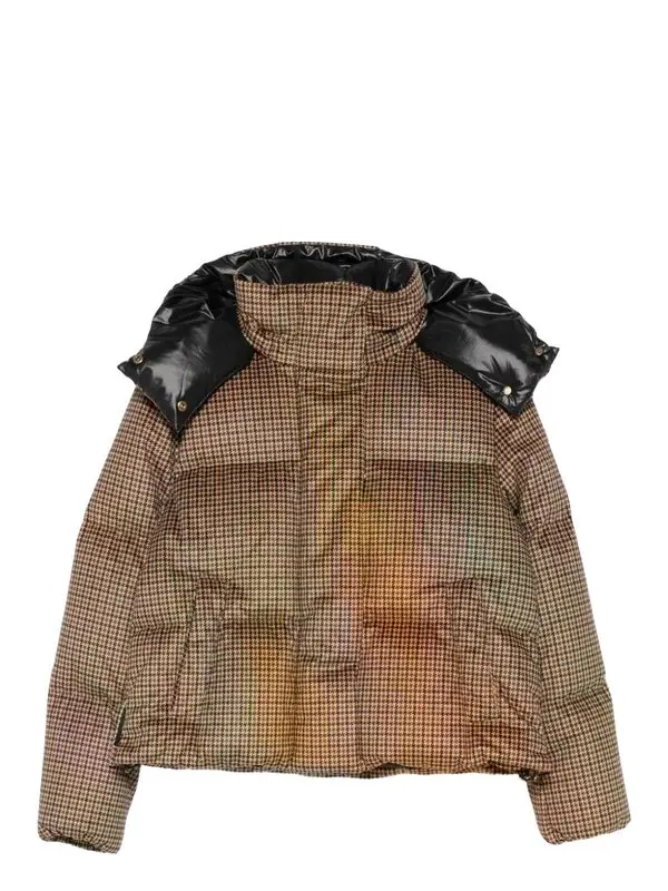 Moncler Quierzy Houndstooth Jacket - Brown