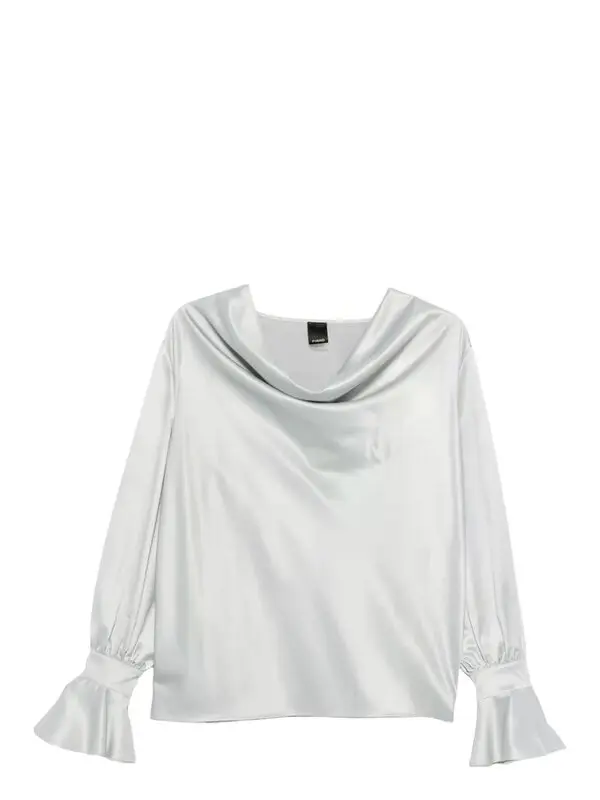 Pinko Ruffled Blouse - Silver