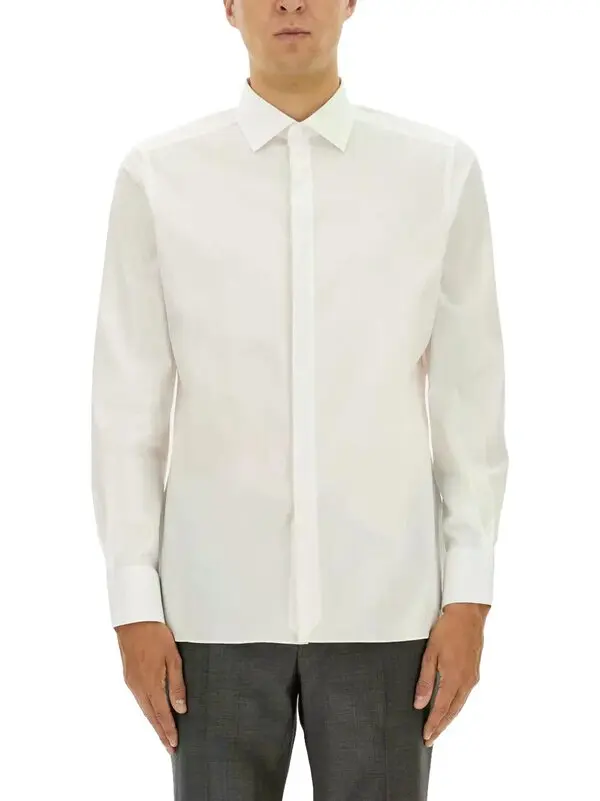 Zegna Collared Shirt - White