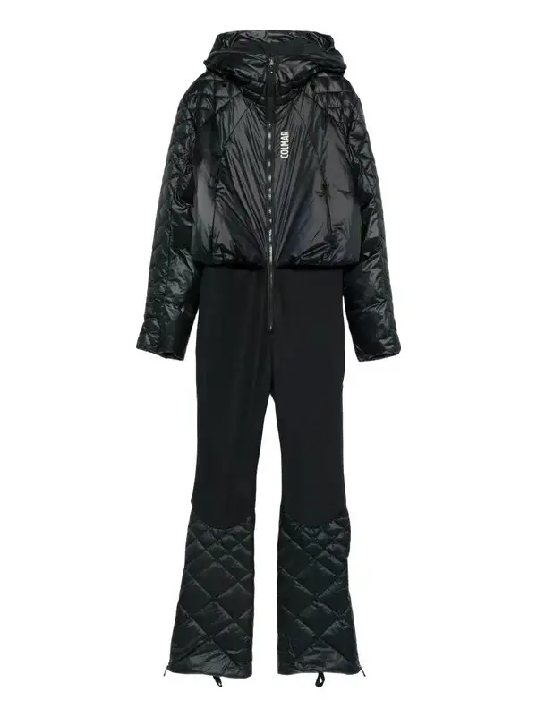 COLMAR Quilted High Waist Ski Suit - Black