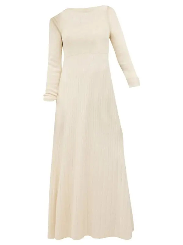 Ba&sh Elise Knitted Maxi Dress - White
