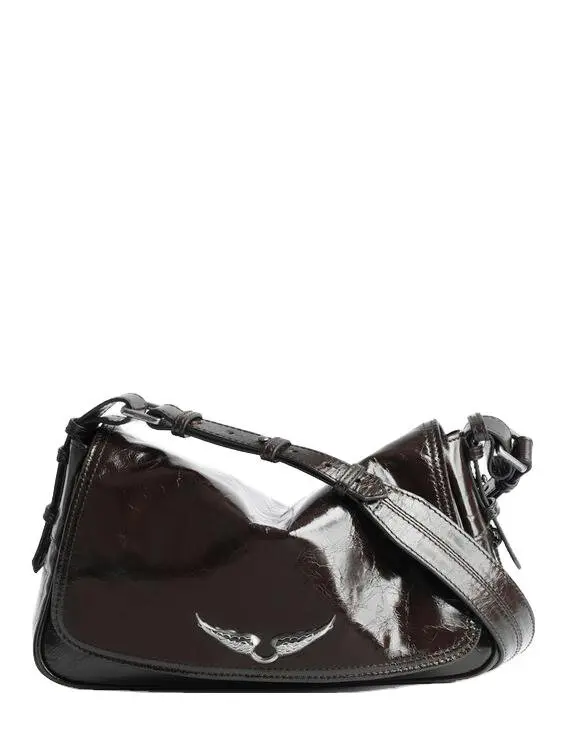Zadig&Voltaire Le Zouzou Vintage Patent Bag - Brown
