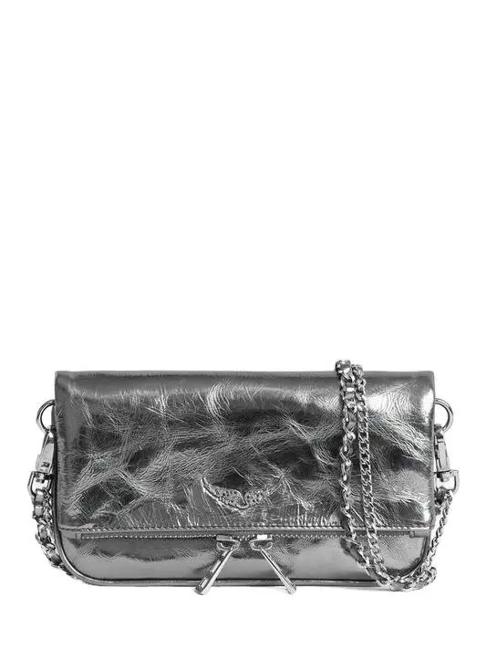 Zadig&Voltaire Rock Nano Vintage Metal Clutch - Black