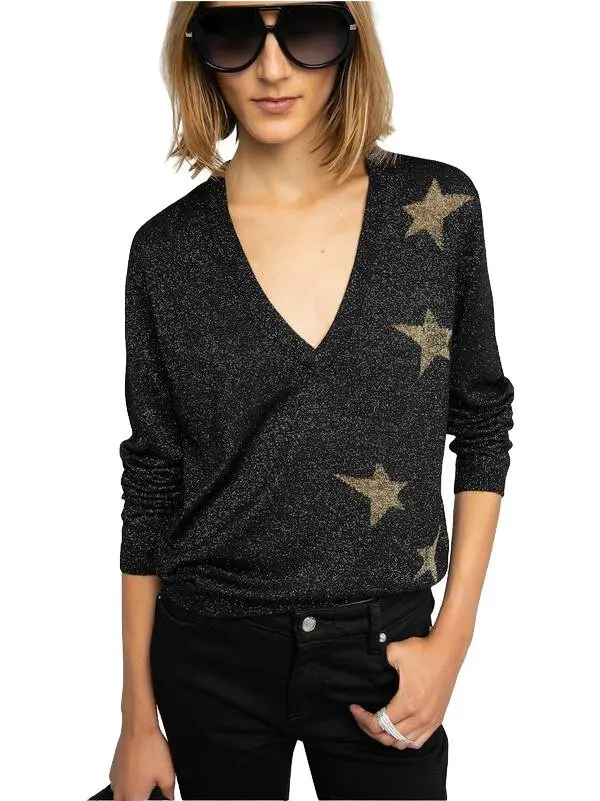 Zadig&Voltaire Rivyl Merino Wool Sweater - Black
