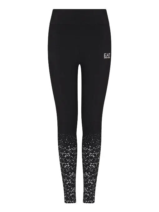 EA7 Dynamic Athlete Leggings In Ventus7 Technical Fabric - Black