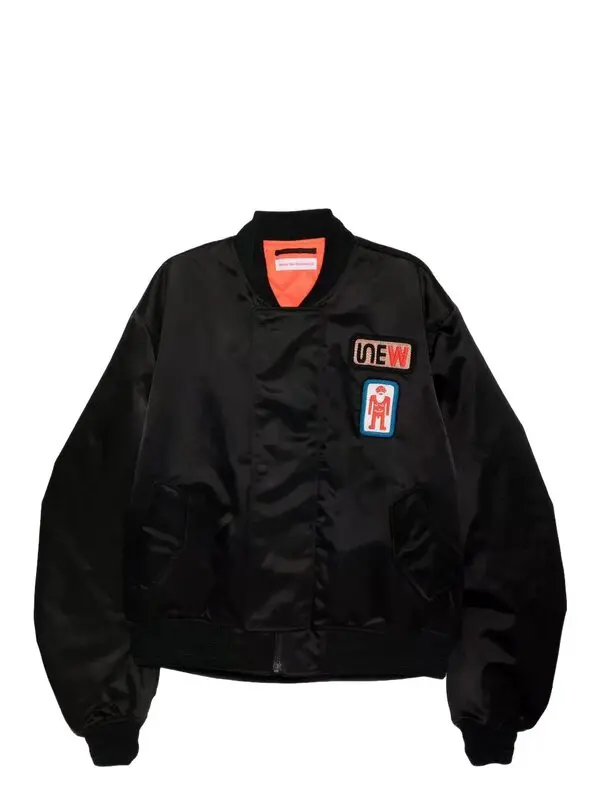 WALTER VAN BEIRENDONCK Beep Beep Bomber Jacket - Black