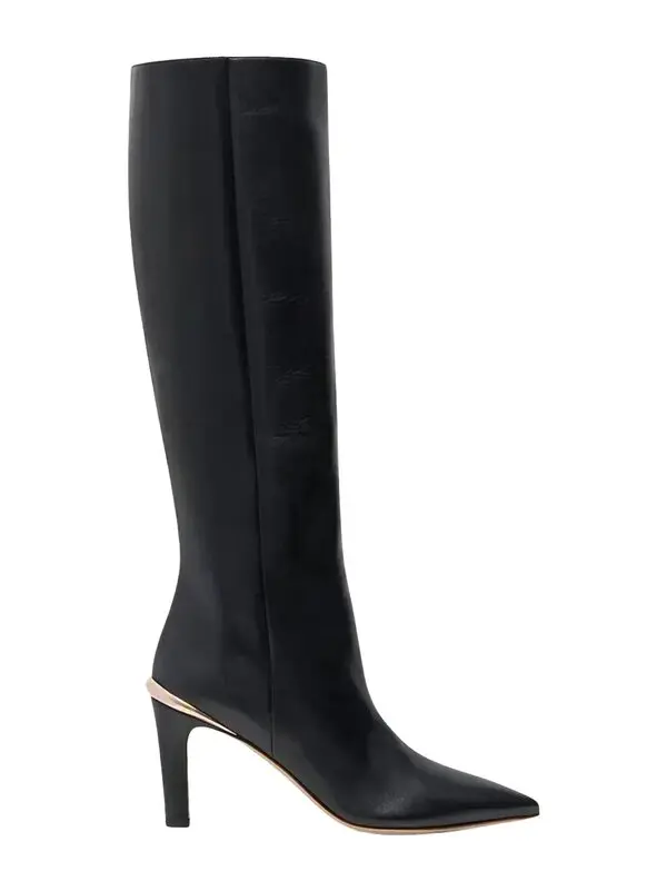Gabriela Hearst 89mm Aura Leather Boots - Black