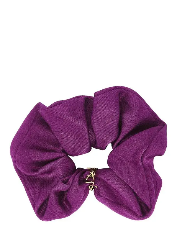 Saint Laurent Logo Scrunchie - Magenta
